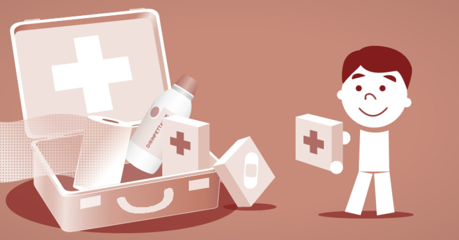 What do you put in a first aid kit?